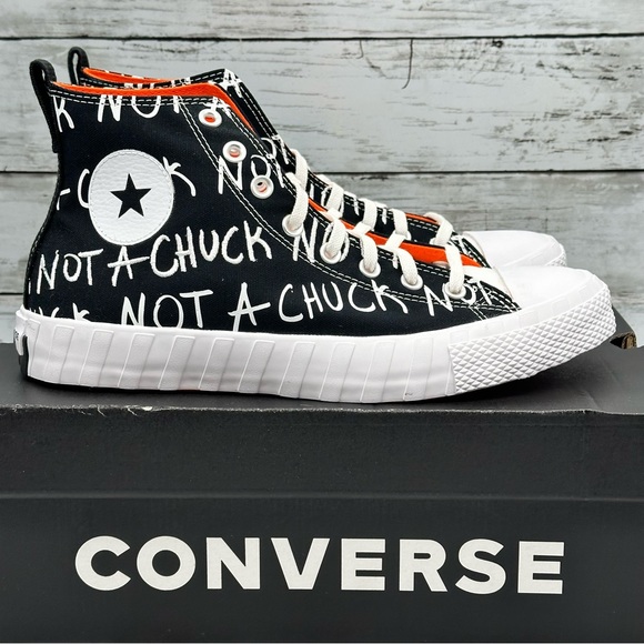 Converse | Shoes | Converse Mens Unttl3d High Top Not A Chuck Black ...